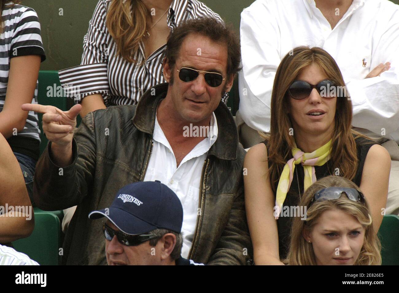 French actor Vincent Lindon and his girlfriend attend the 4th Round of ...