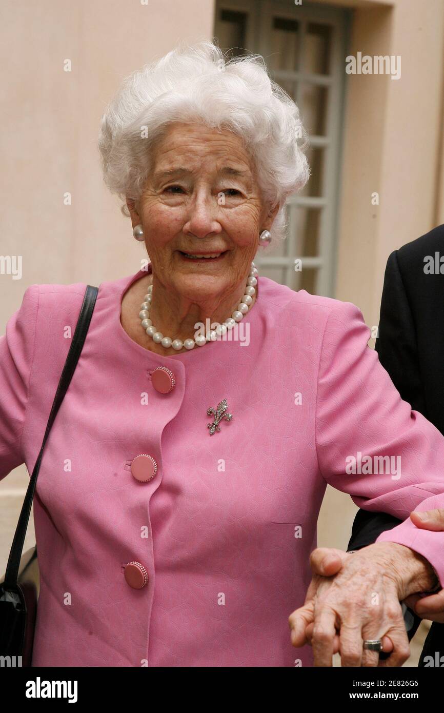 Duchess of Segovie attends the presentation by Prince Louis de Bourbon ...