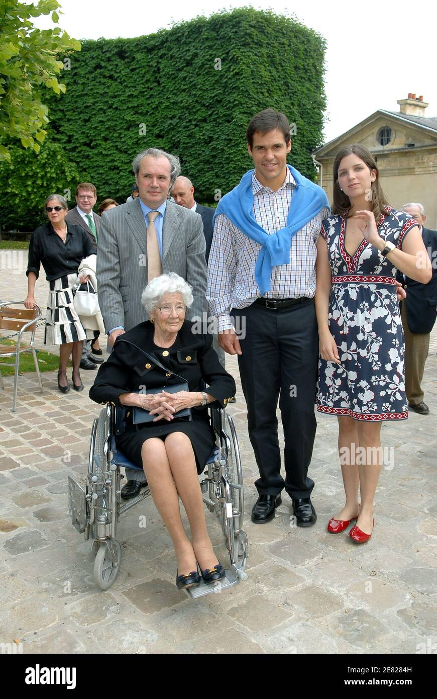 Duchess of Segovie, Prince Louis de Bourbon, duke of Anjou and wife ...