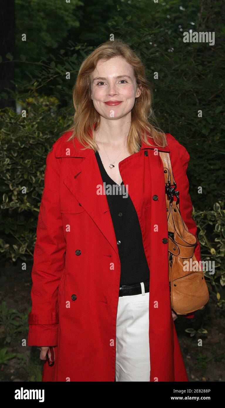 French actress Isabelle Carre attends the first party of the 'Fondation ...