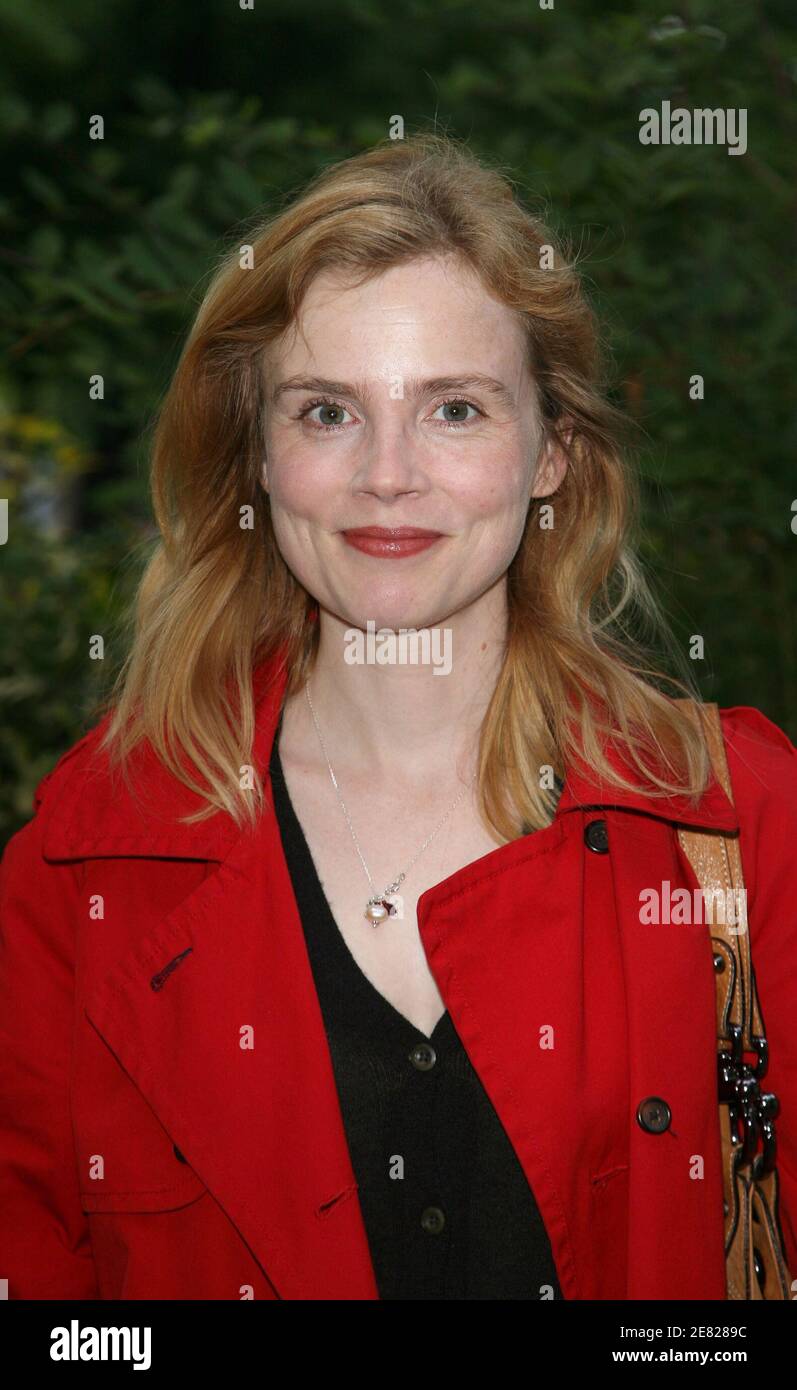 French actress Isabelle Carre attends the first party of the 'Fondation ...