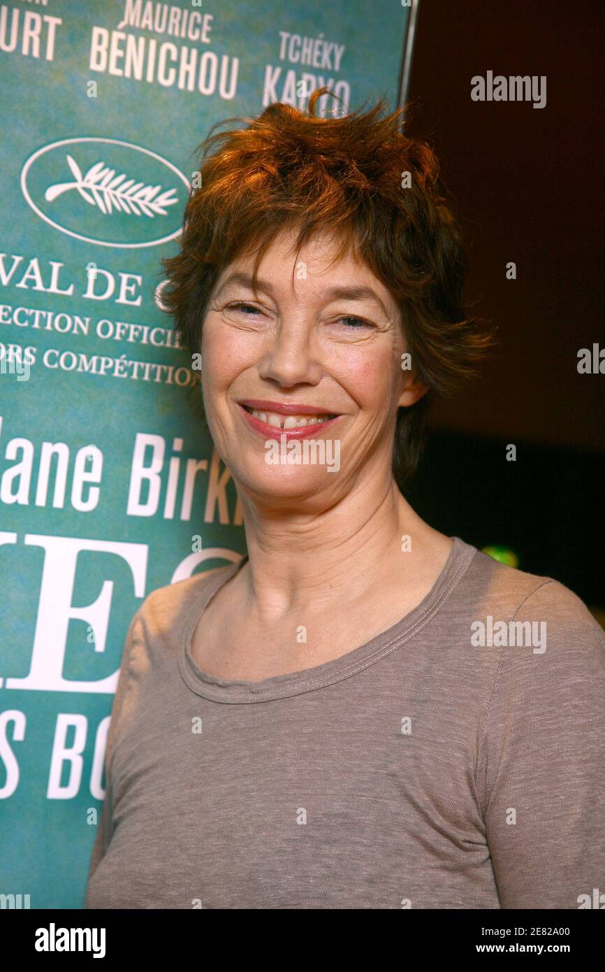 British born singer and director Jane Birkin poses prior to the ...
