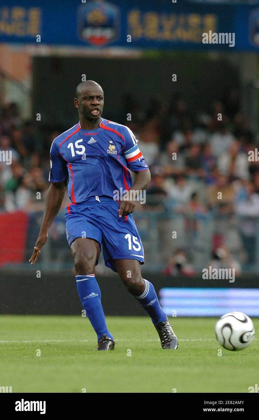 France's captain Lilian Thuram in action during the Euro 2008 ...