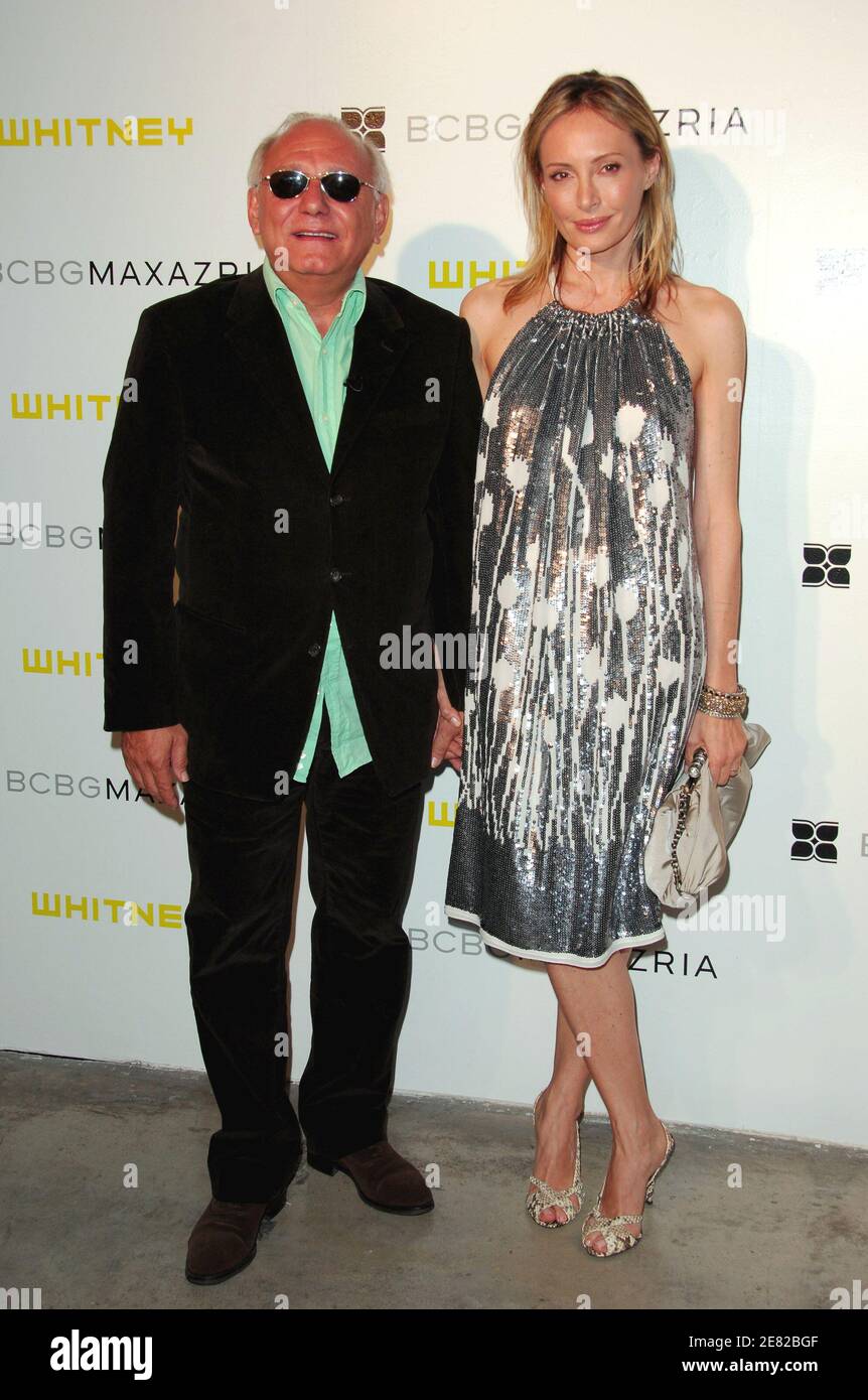 Designer Max Azria and wife Lubov attend the Whitney Contemporaries ...