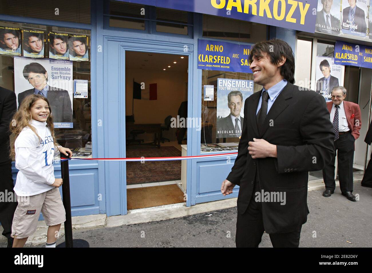 Portrait of lawyer Arno Klarsfeld, UMP's legislative elections ...