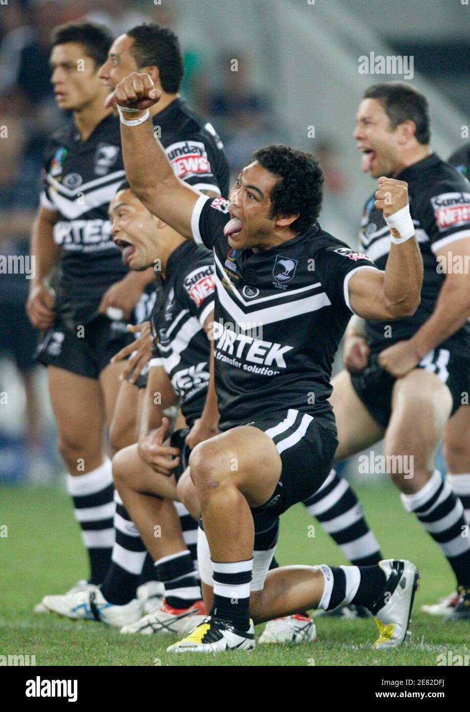 Maori haka rugby hi-res stock photography and images - Alamy