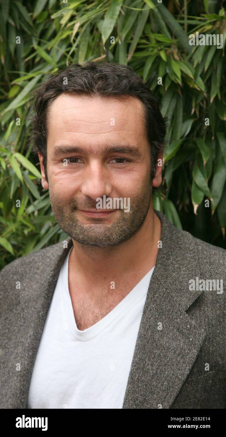 French actor Gilles Lellouche arrives in the 'Village', the VIP area of ...