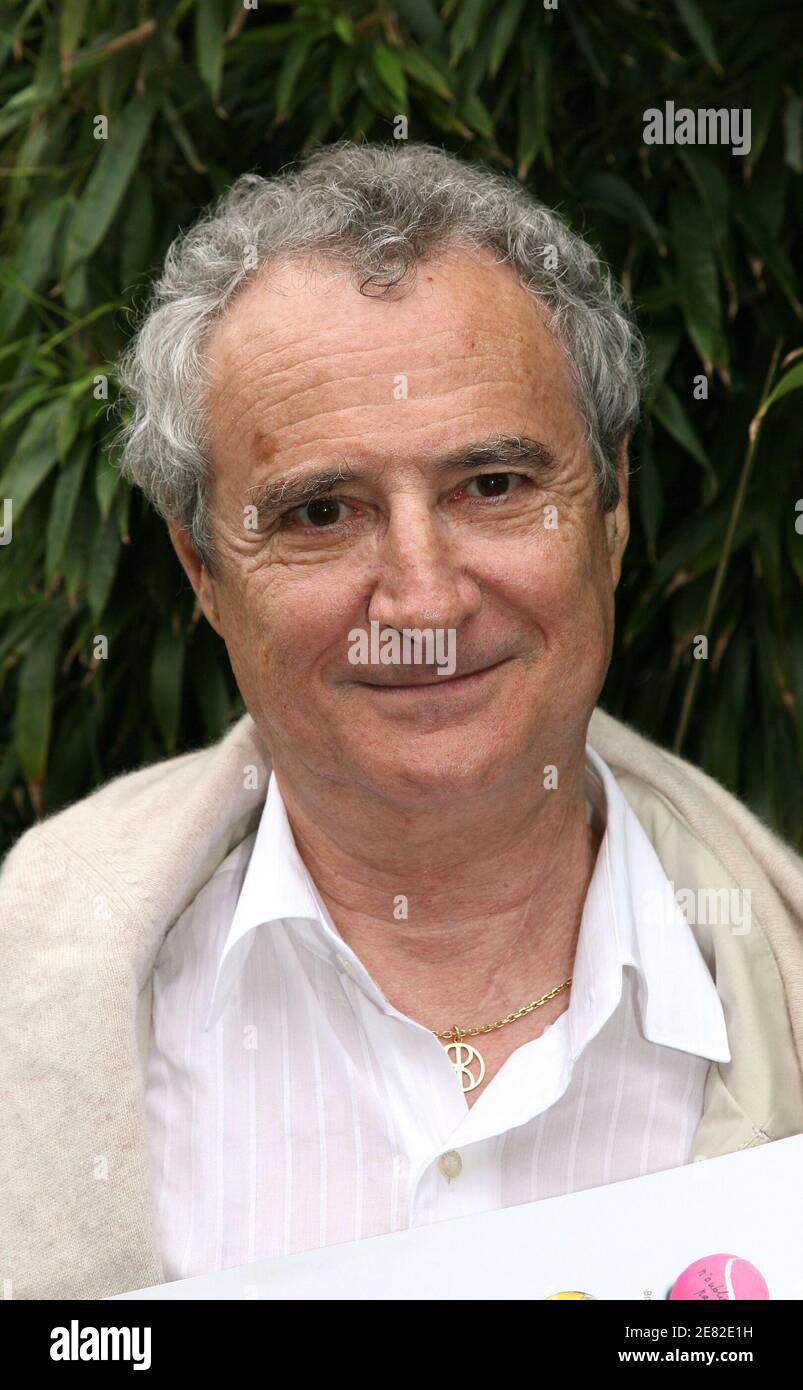 French actor Daniel Prevost arrives in the 'Village', the VIP area of ...