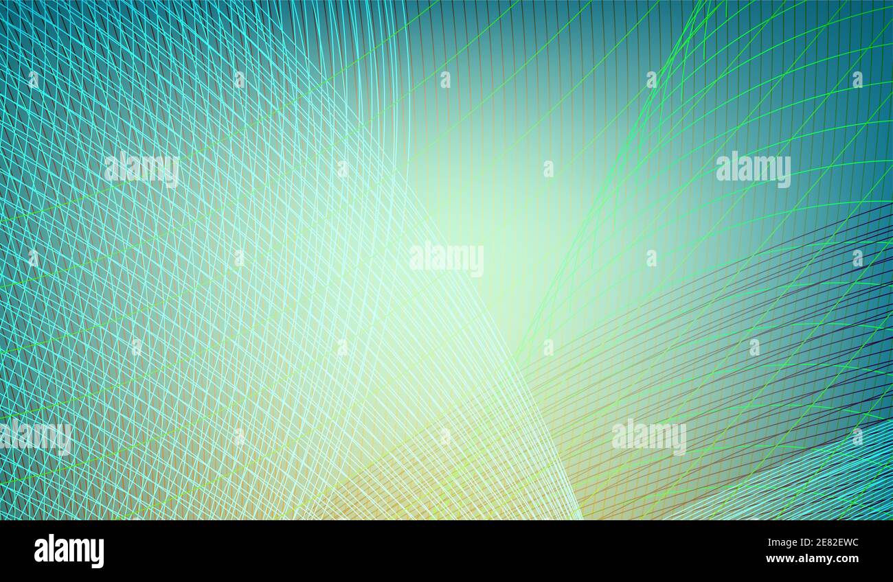 Abstract wide technology background with hexagons and gear wheels. Hi ...