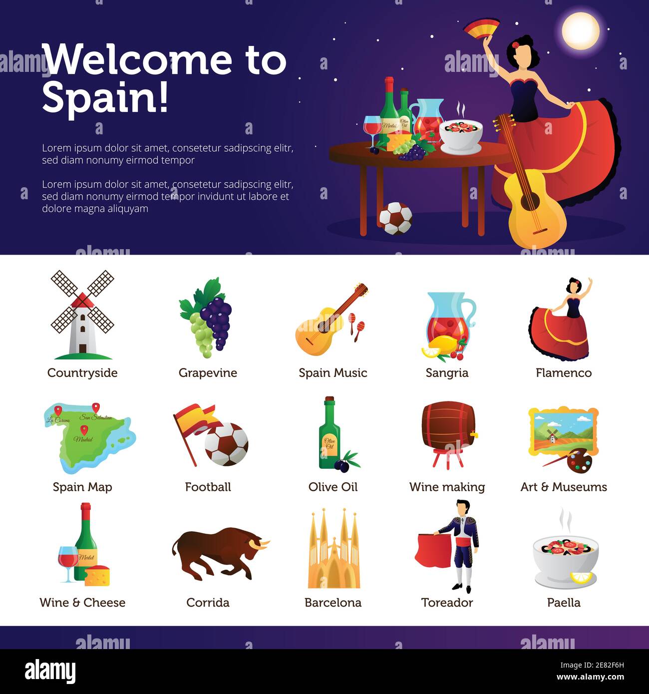 Spain information for tourists on main cultural national attractions ...