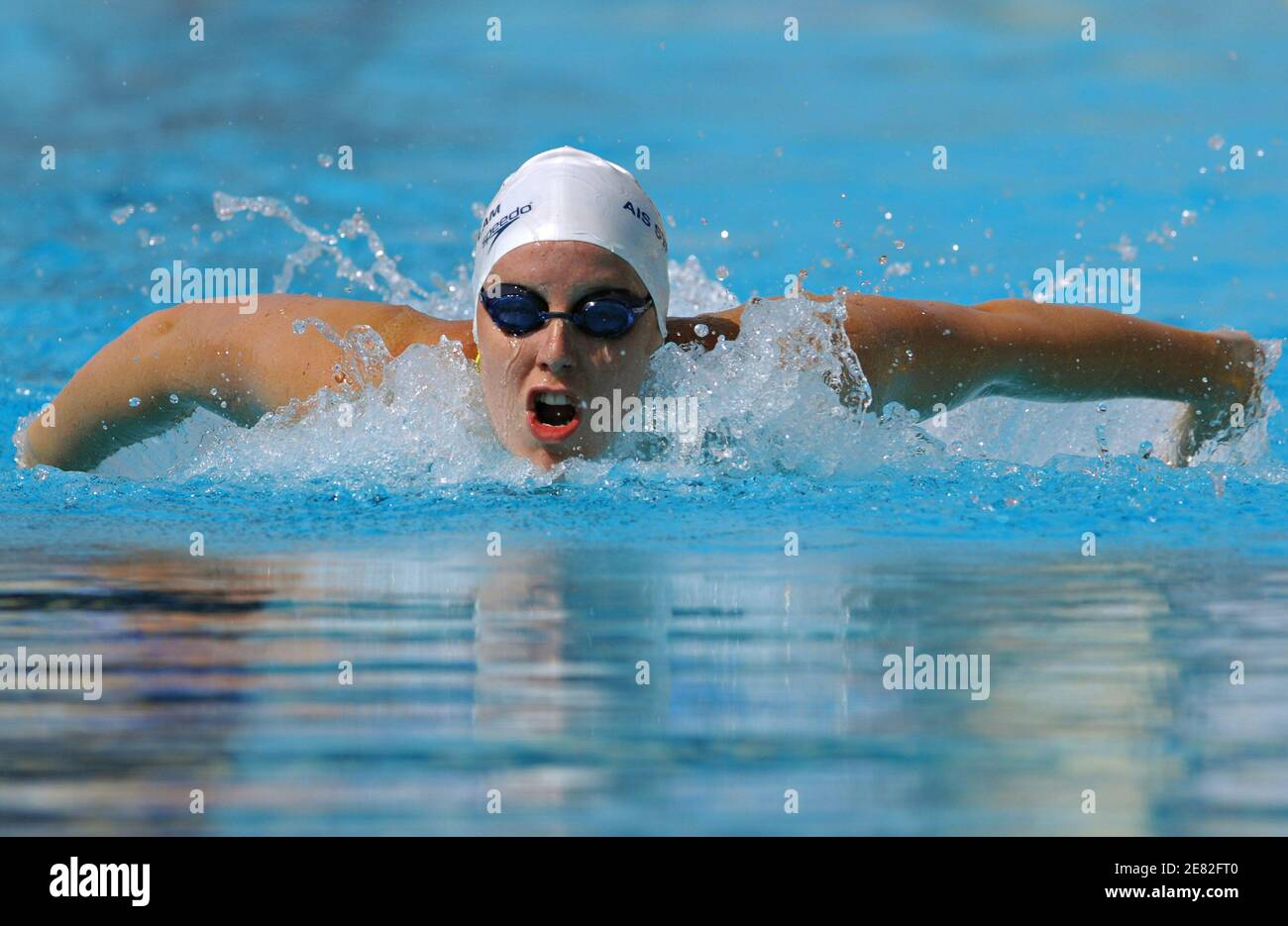 Australia's Felicity Galvez competes on 200 meters Butterfly women heat ...