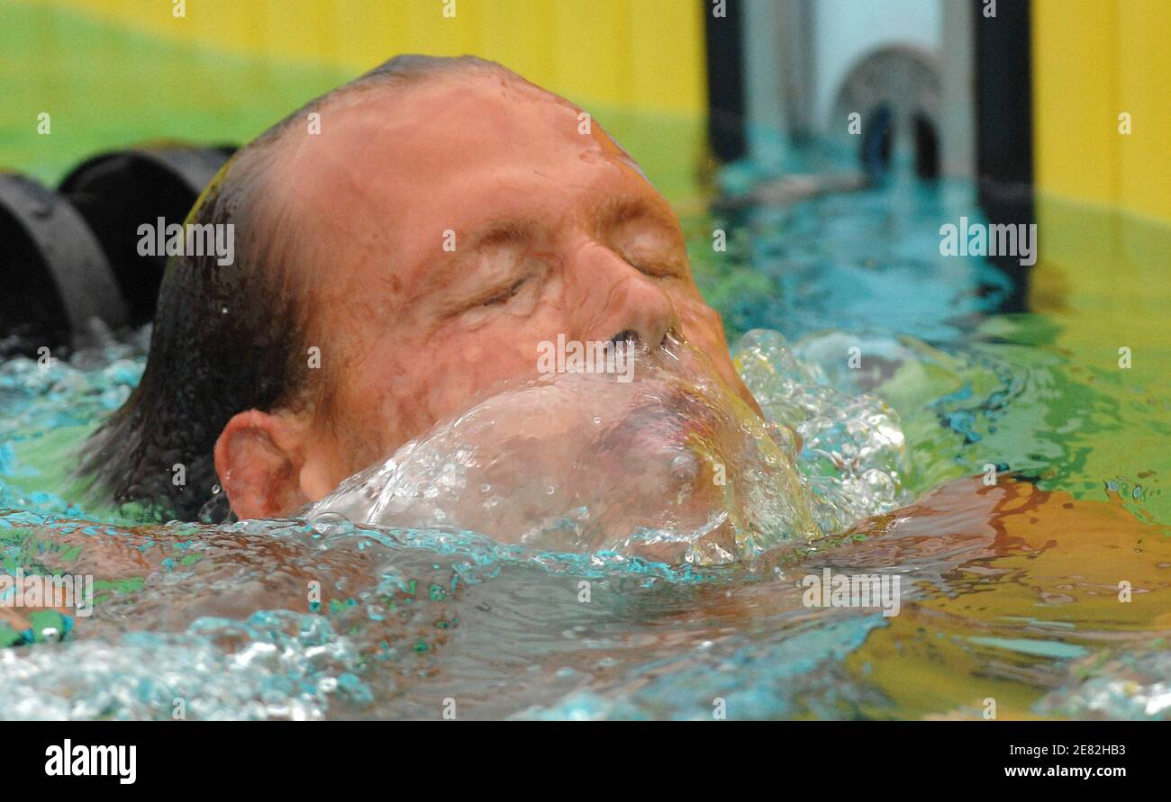France's Nicolas Rostoucher competes on 400 meters Freestyle men finale ...
