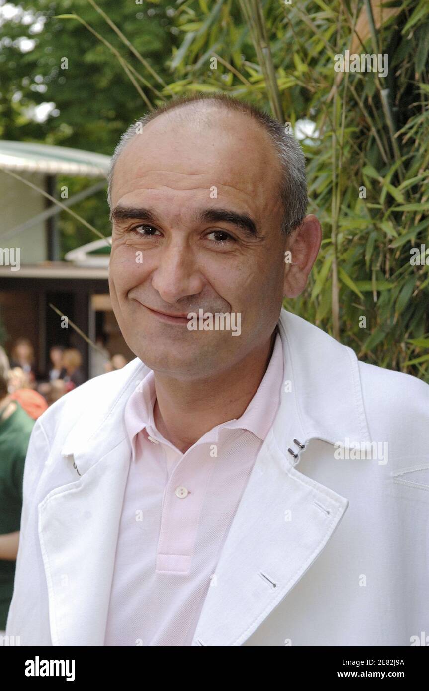 Pascal Negre arrives at the 'Village', the VIP area of the French Open ...