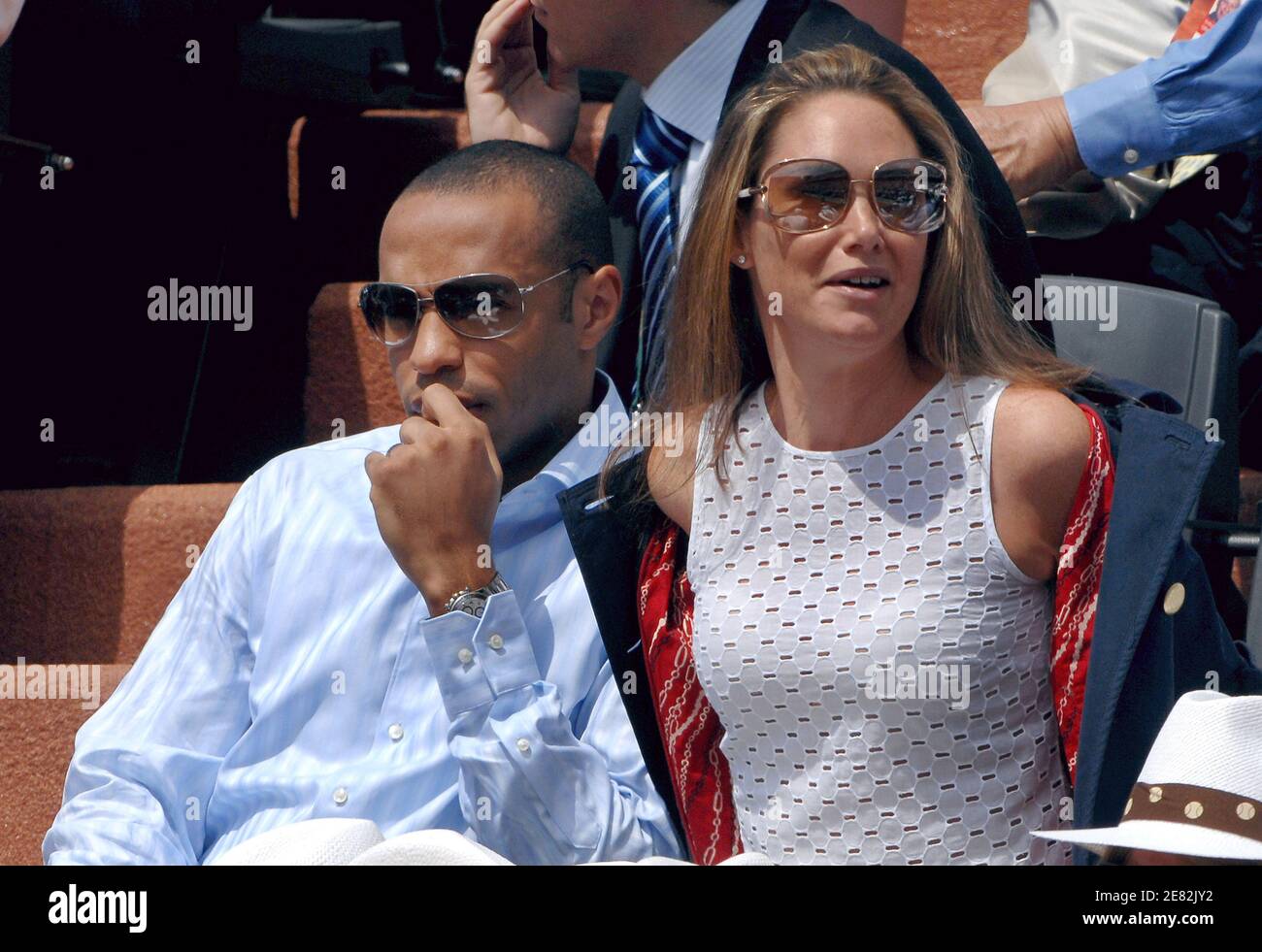 Thierry Henry And Nicole Merry