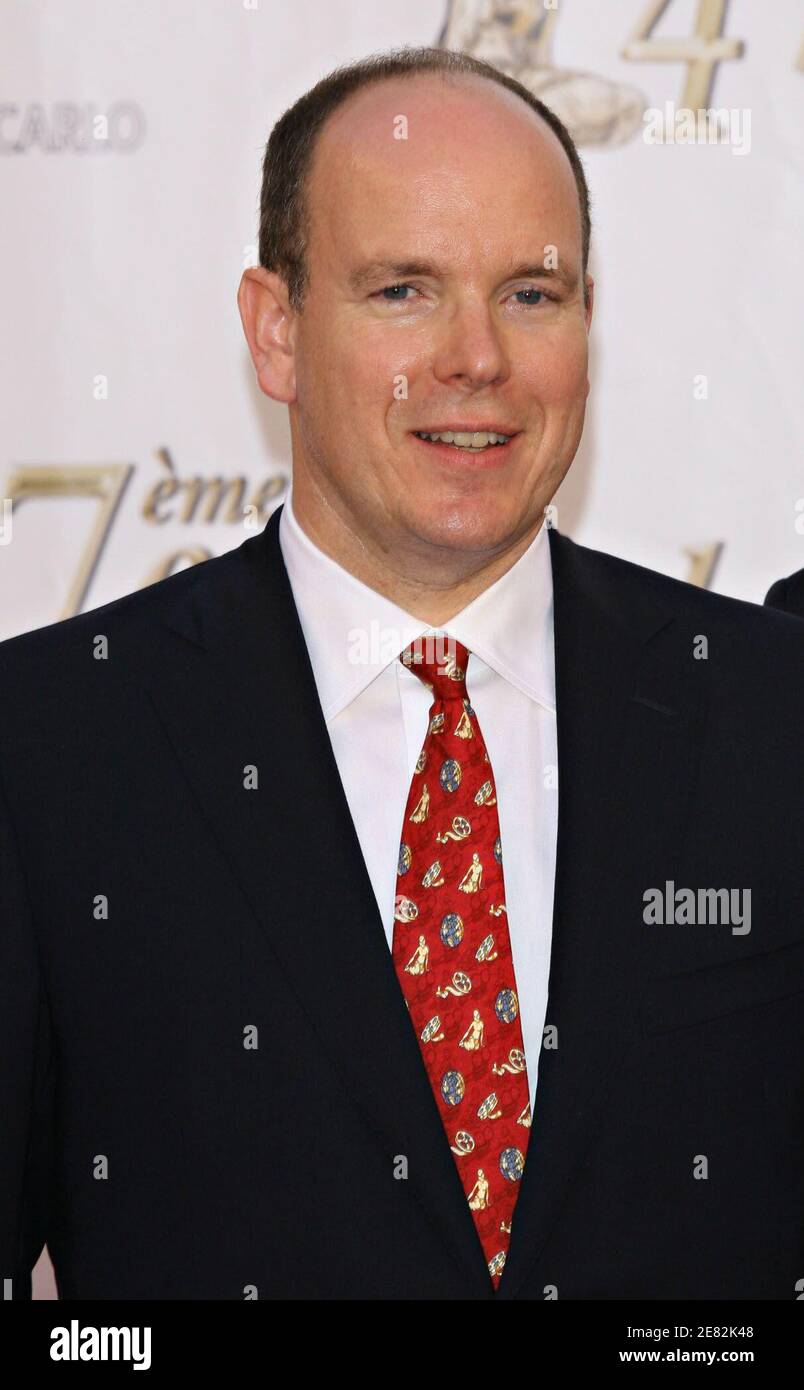 SAS Prince Albert poses for pictures during the opening ceremony of the ...