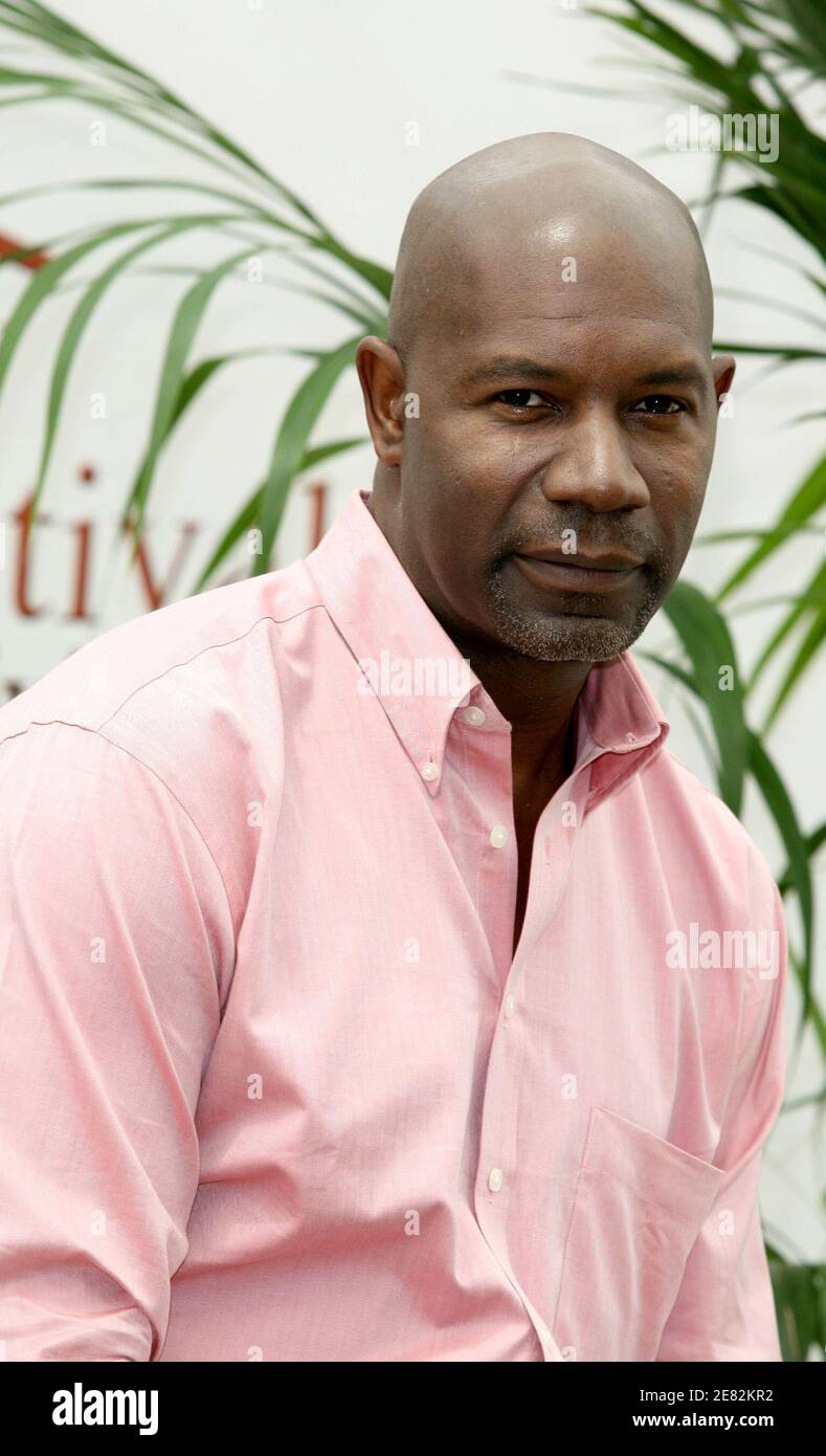 US actor Dennis Haysbert from US TV show 'The Unit' and '24' poses for ...