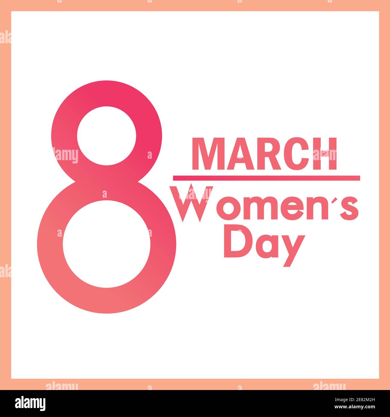 womens day, 8 march invitation card white background vector ...