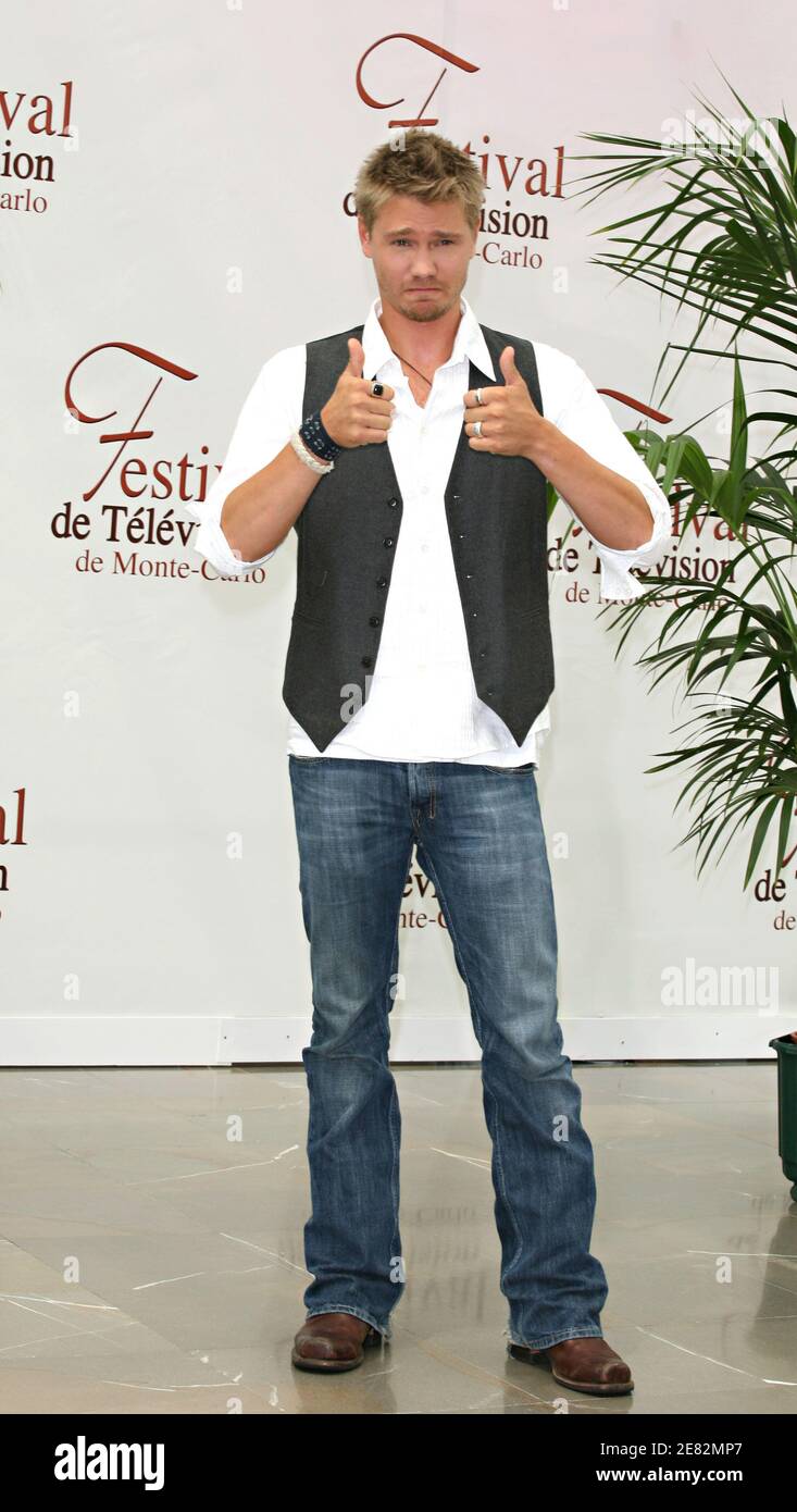 US actor Chad Michael Murray from US TV show 'One tree Hill' (Les ...