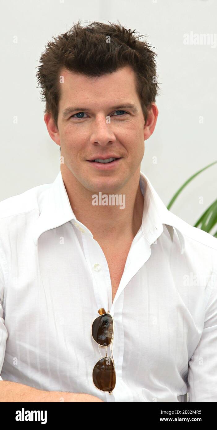 US actor Eric Mabius from US TV show 'Ugly Betty' poses for pictures in ...