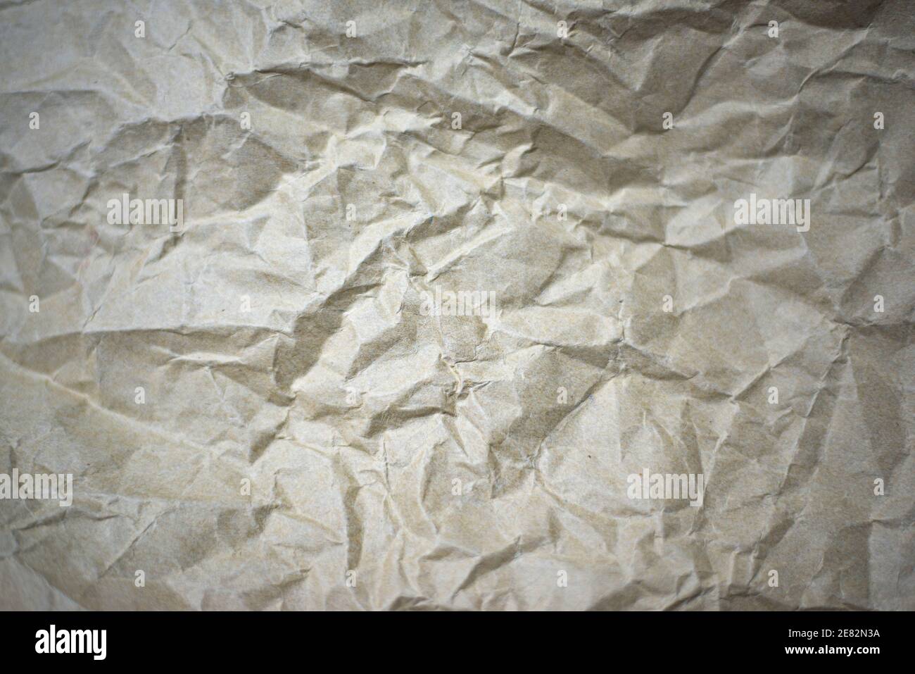 Crumpled old brown paper texture Stock Photo - Alamy