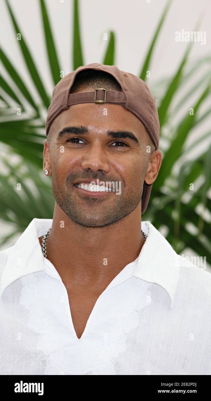 US actor Shemar Moore of the US TV show Criminal Minds poses for ...
