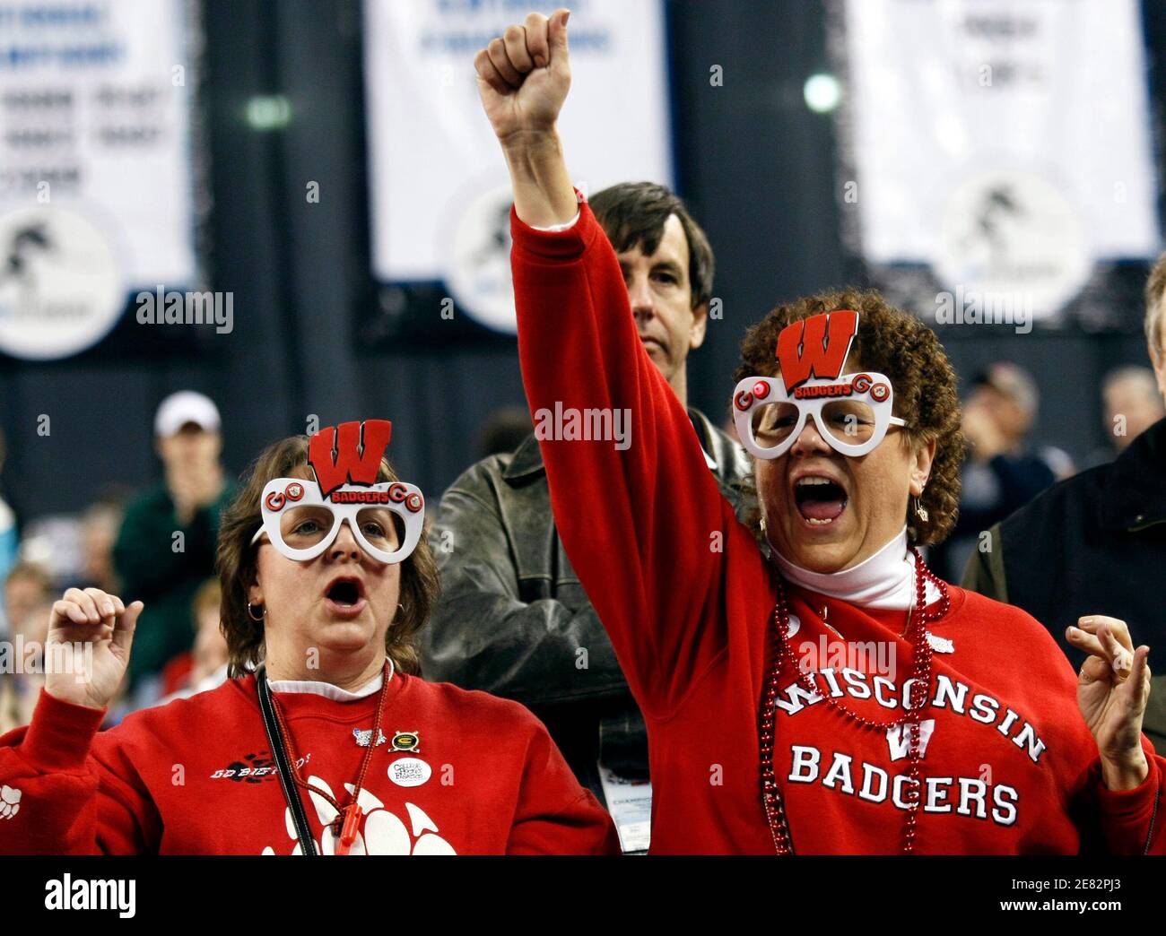 Wisconsin badgers fans hi-res stock photography and images - Alamy