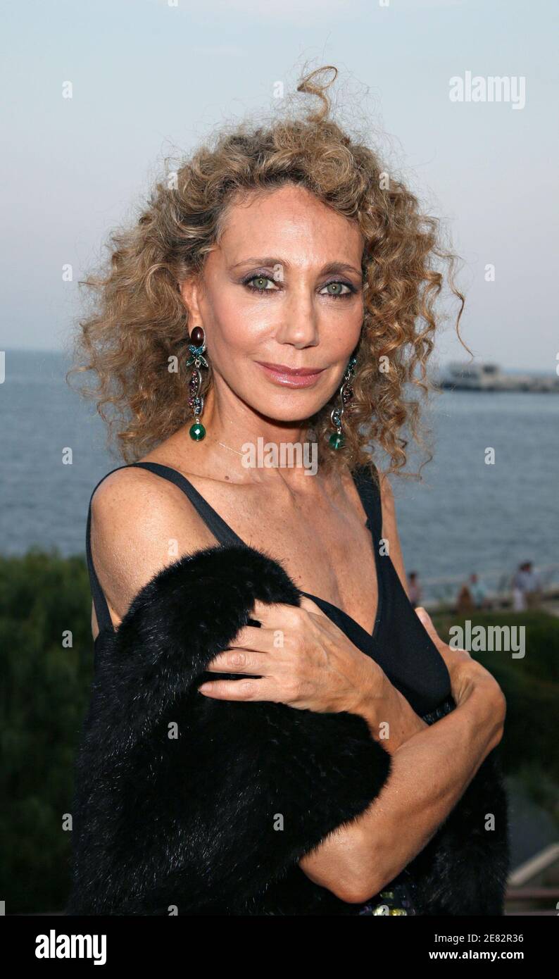 Actress Marisa Berenson from the French TV show Mystere poses for ...