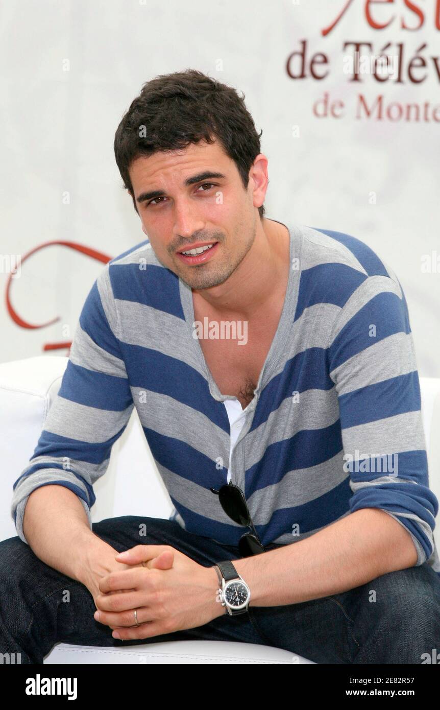 French Actor Stephane Metzger of the French TV show 'RIS' poses for ...