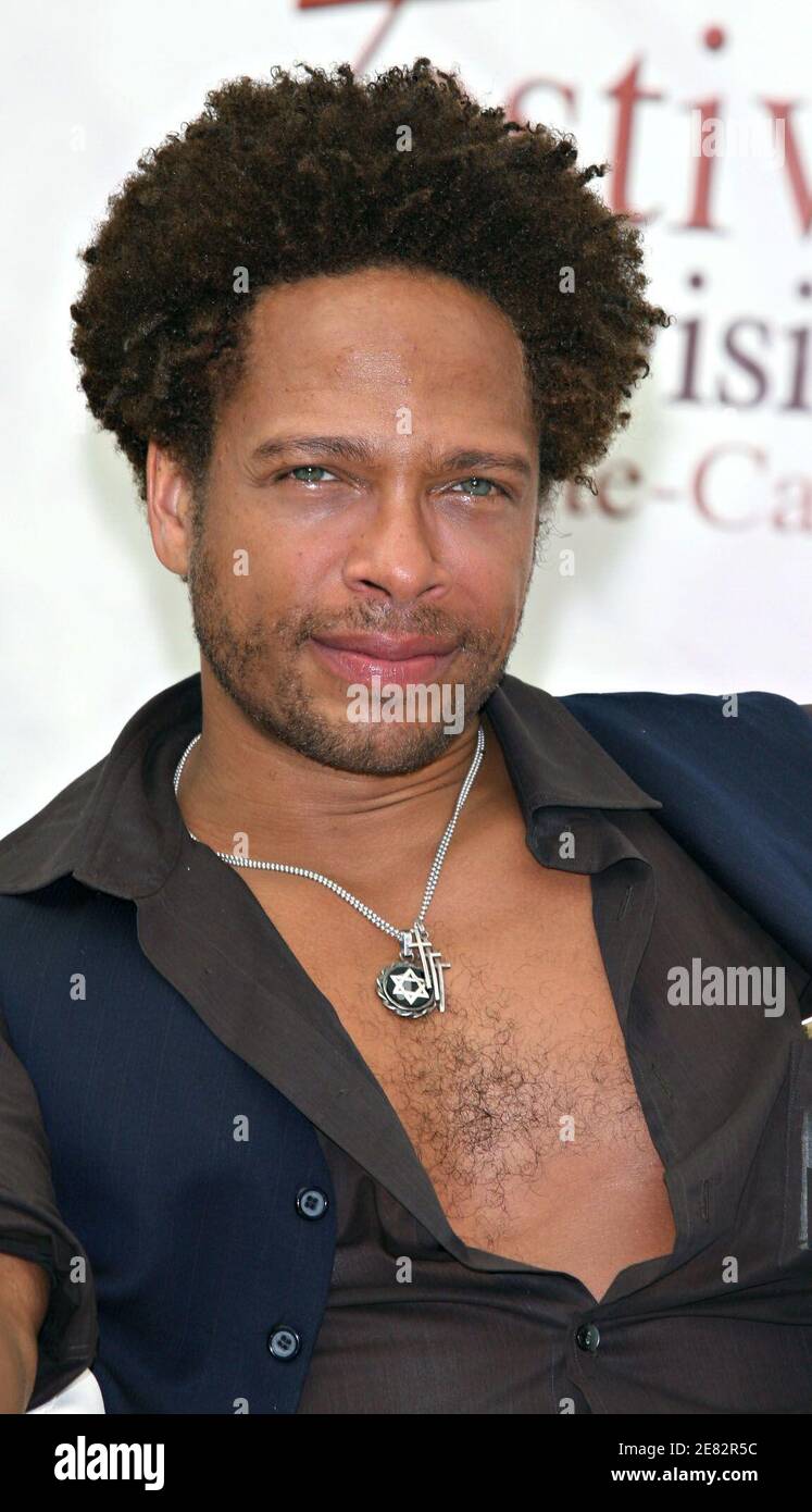 US actor Gary Dourdan of the US TV show CSI poses for pictures at the ...