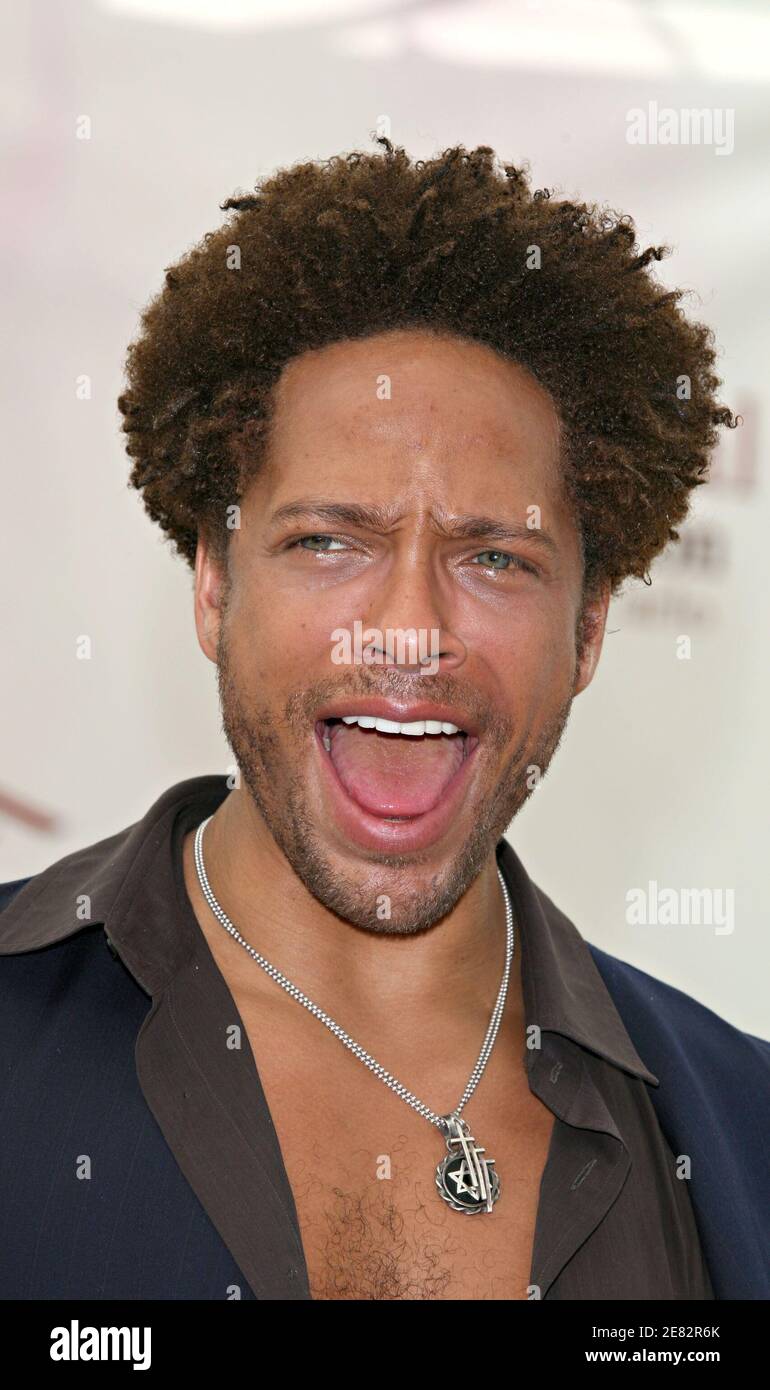US actor Gary Dourdan of the US TV show CSI poses for pictures at the ...