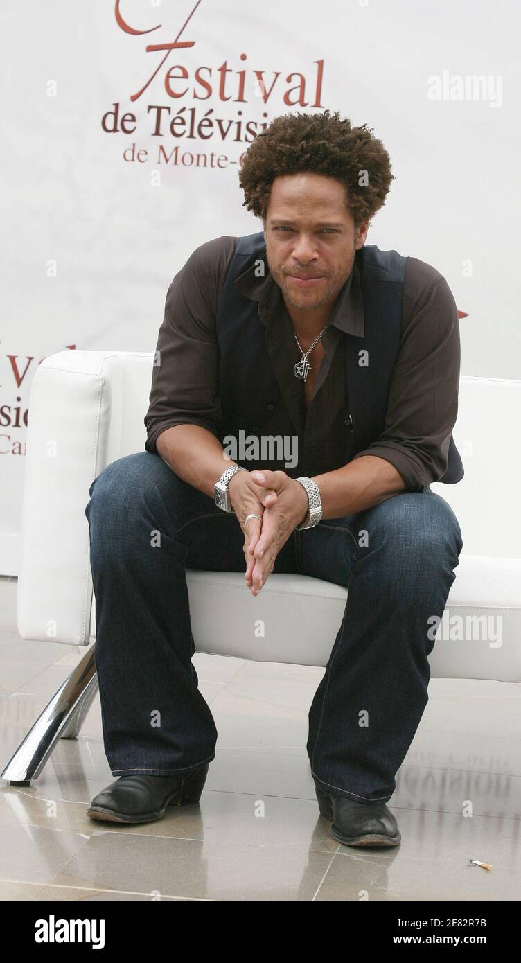 Actor Gary Dourdan of the US TV show CSI poses for pictures at the ...