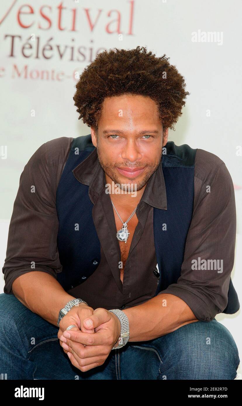 Actor Gary Dourdan of the US TV show CSI poses for pictures at the ...