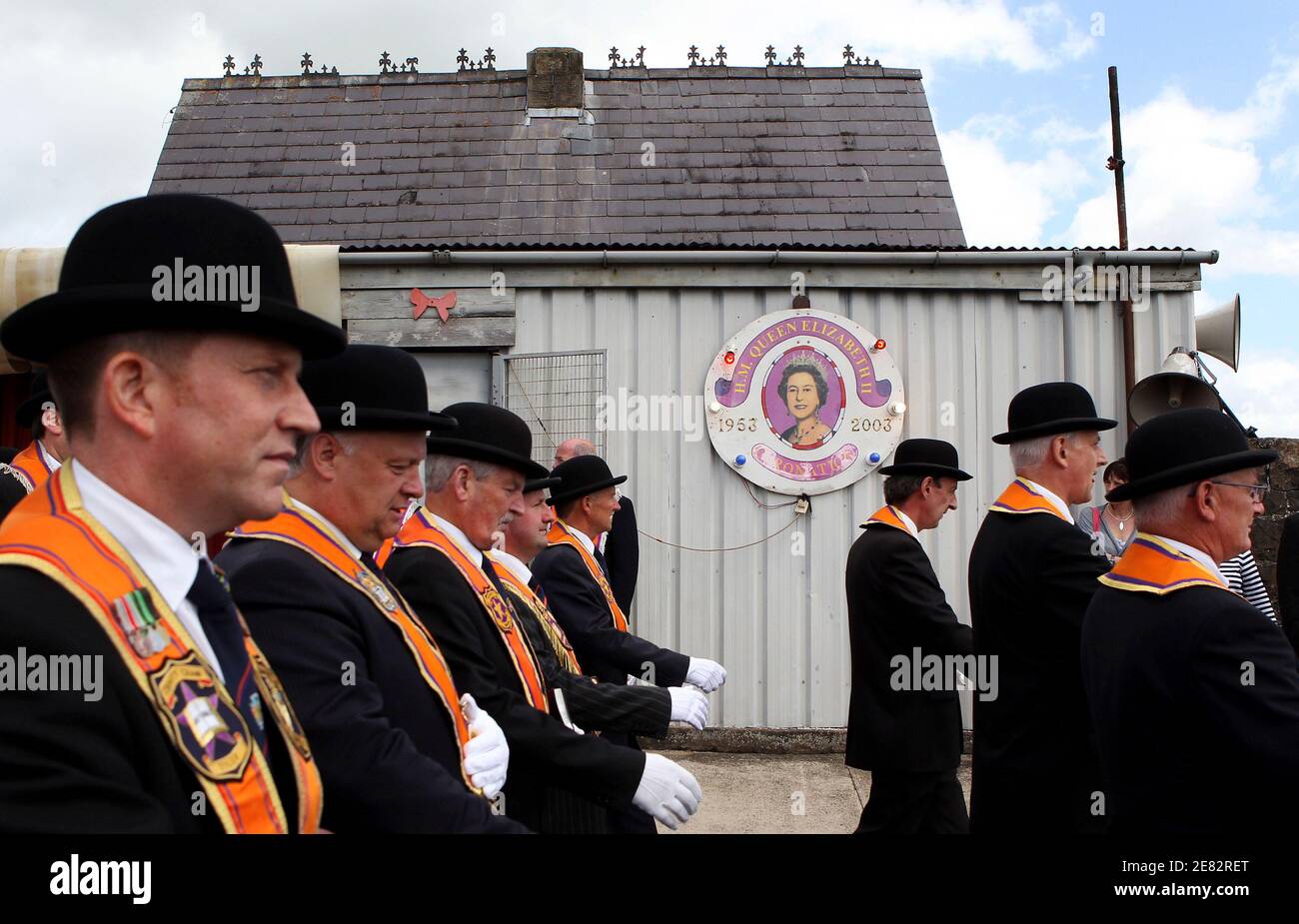 Walking along the garvaghy road hi-res stock photography and images - Alamy