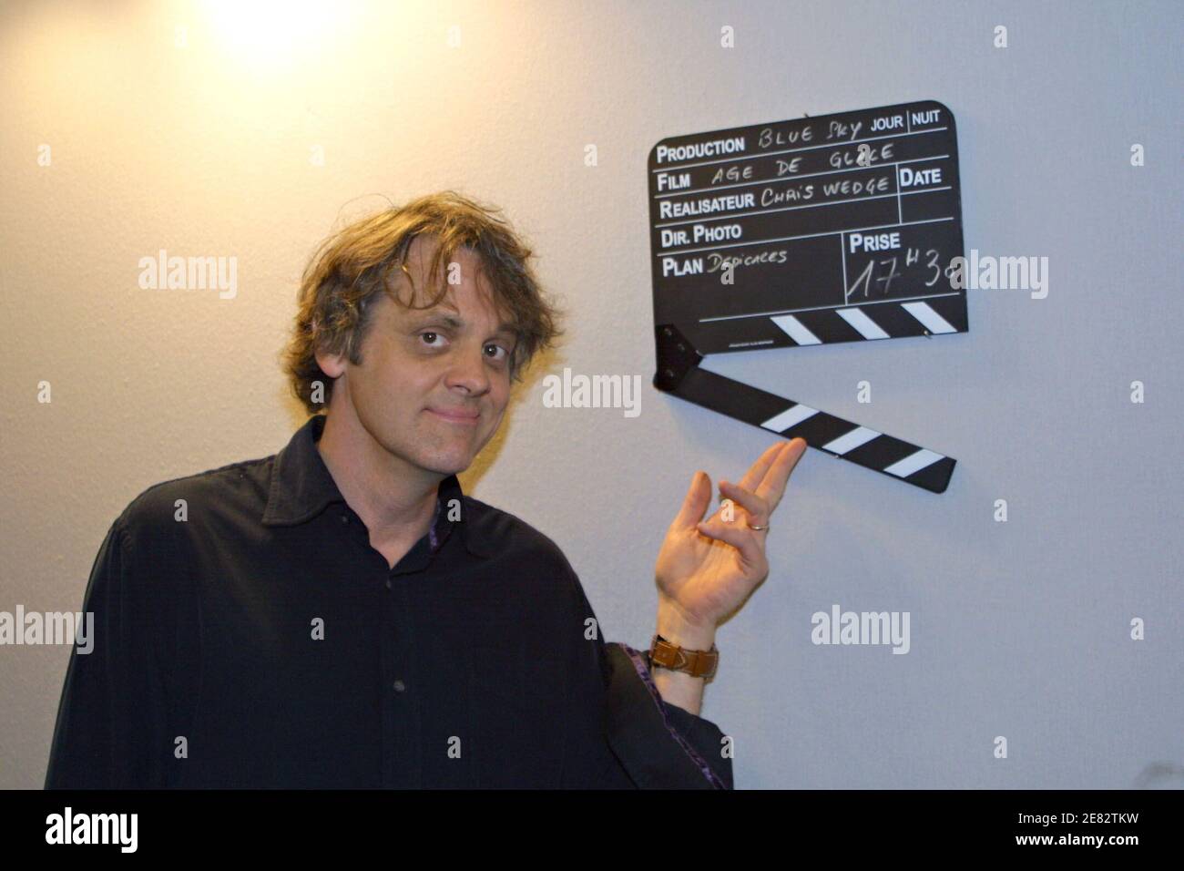 Director and Producer Chris Wedge poses for pictures at the 1st 'Salon ...