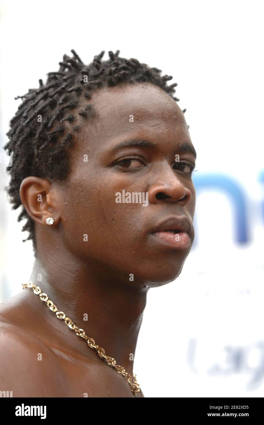 Cuba's Dayron Robles performs on 110 meters hurdles men final during ...