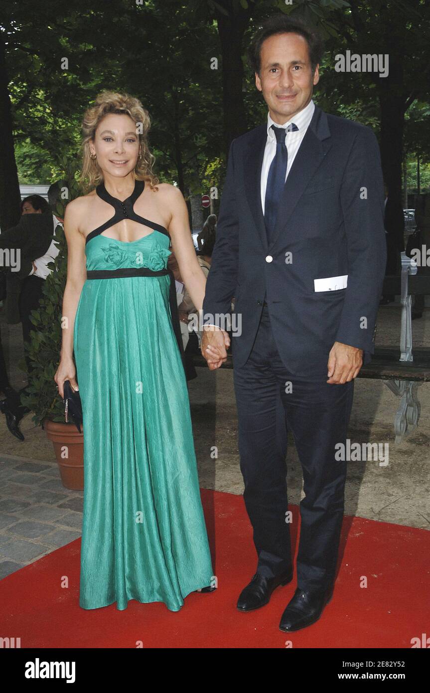 Actress Grace De Capitani and husband attend the 'Aide a L'Enfance ...