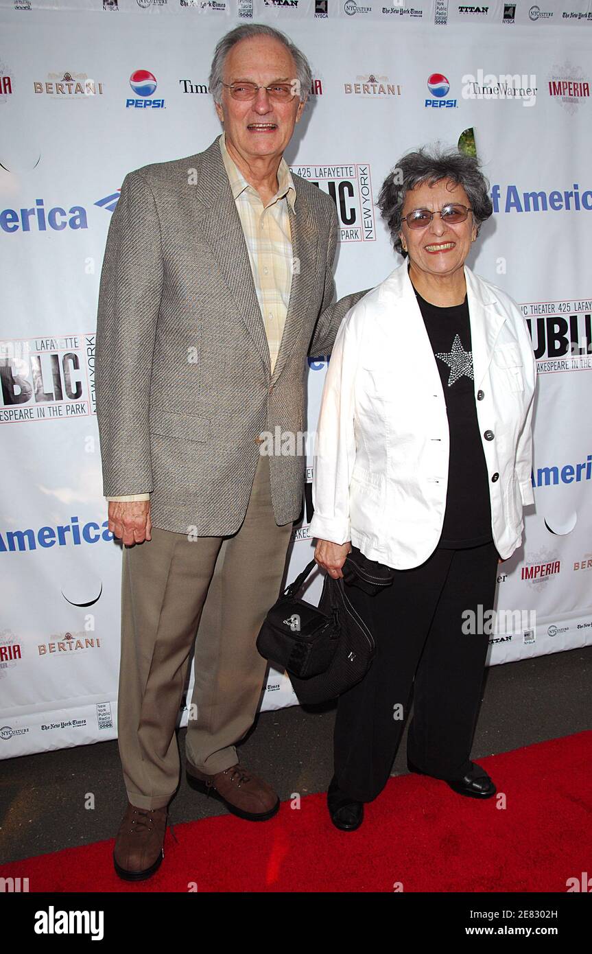 Actor Alan Alda and wife attend the opening night of 'Romeo & Juliet ...