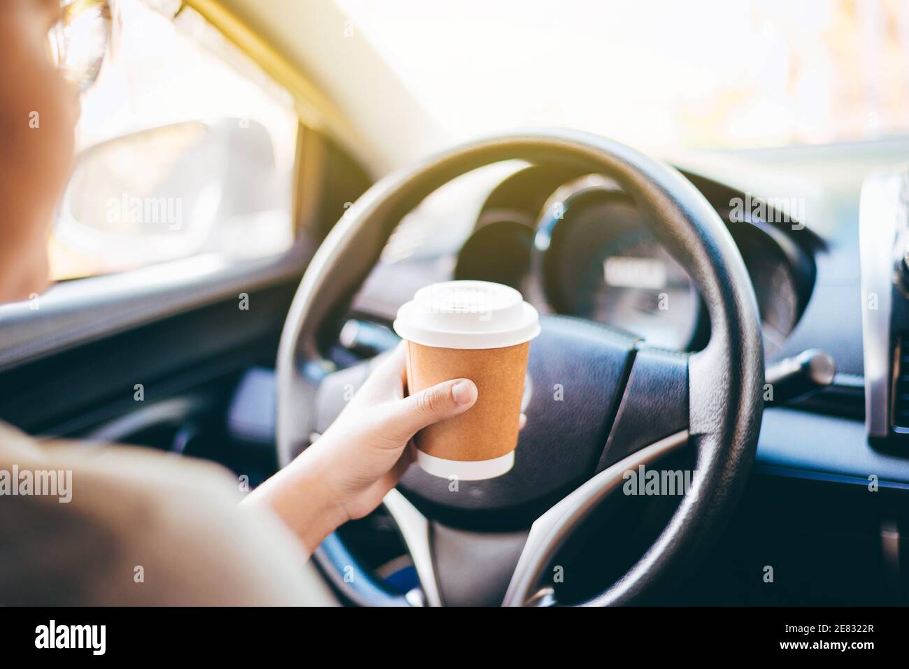 Womans hand holding espresso hi-res stock photography and images - Alamy