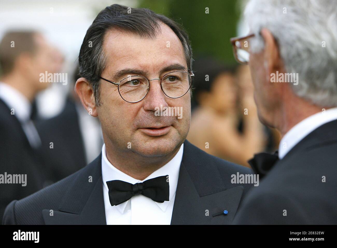 TF1 channel owner Martin Bouygues is seen during the Chateau Smith Haut ...