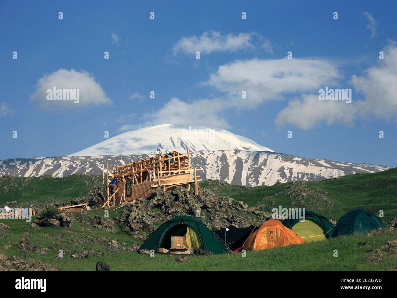 Noahs ark on mount ararat hi-res stock photography and images - Alamy