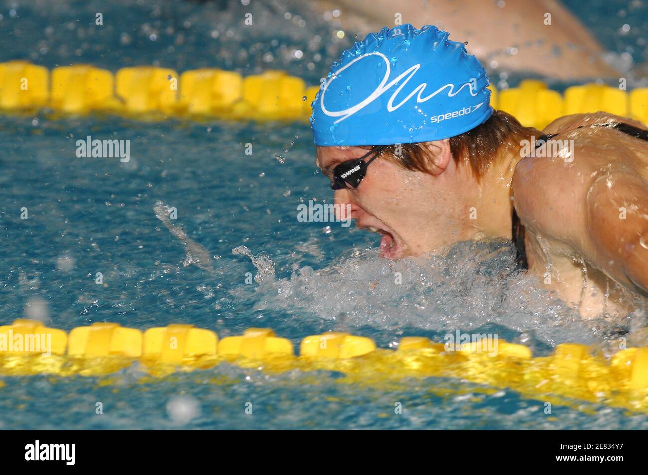 France's Clement Lefert competes on 200 meters Butterfly men finale ...