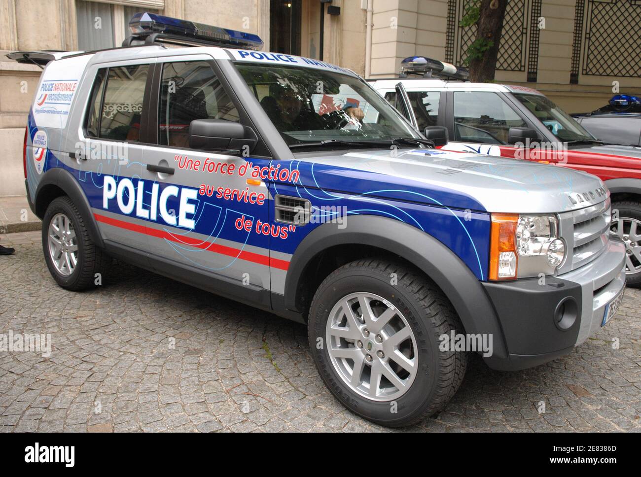 Illustration when French Interior minister Michele Alliot-Marie reviews ...