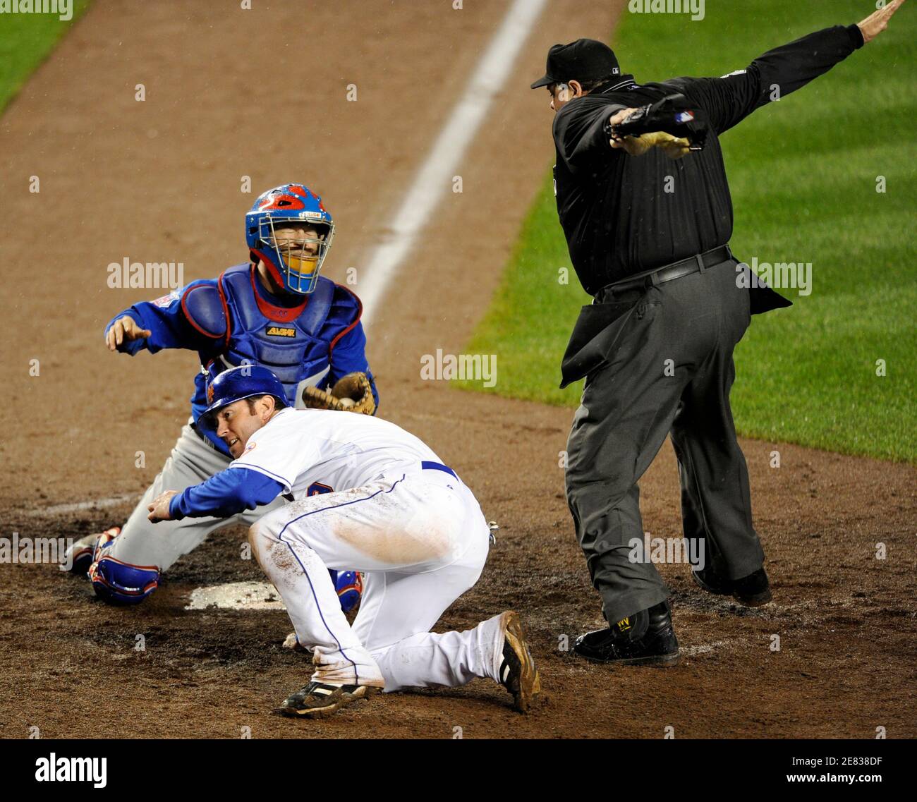 Baseball home plate umpire signals High Resolution Stock Photography ...