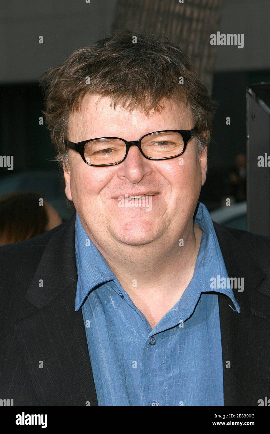 Filmmaker Michael Moore attends the Weinstein Company and Lionsgate ...