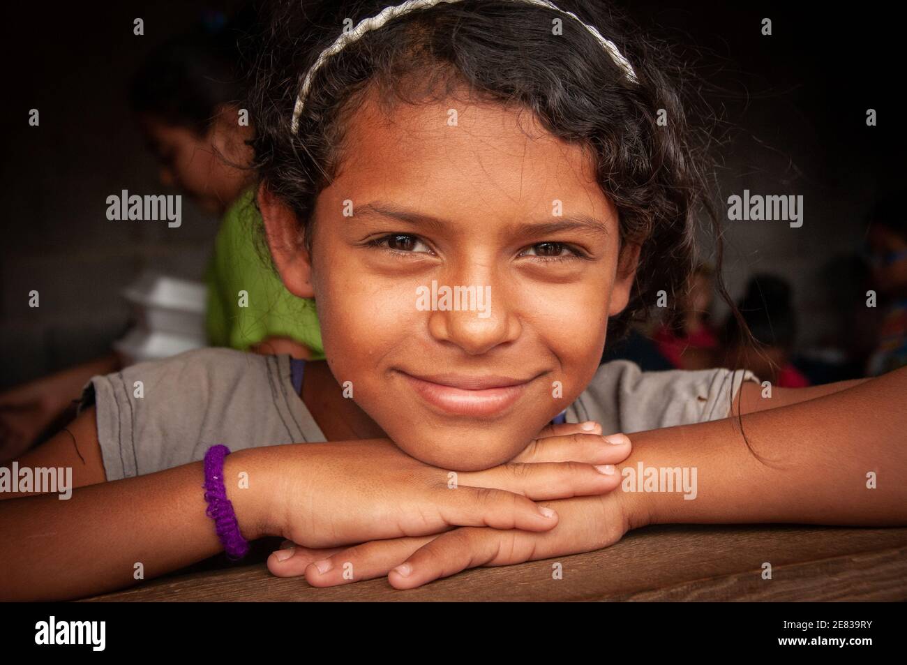 Young Central American Girl in 3rd World Country - Poverty Stock Photo ...