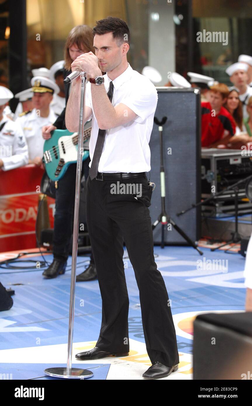 Recording artist Adam Levine of the music group Maroon 5 performs ...