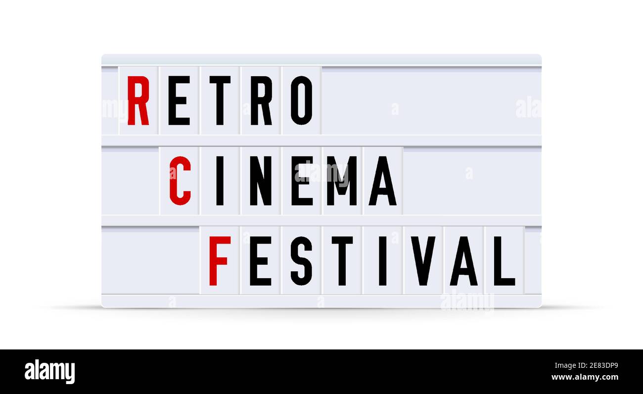 Movie poster light box hi-res stock photography and images - Alamy