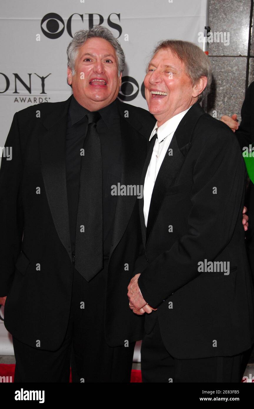 Actors Harvey Fierstein (L) and John Cullum attend the 61st Annual Tony ...