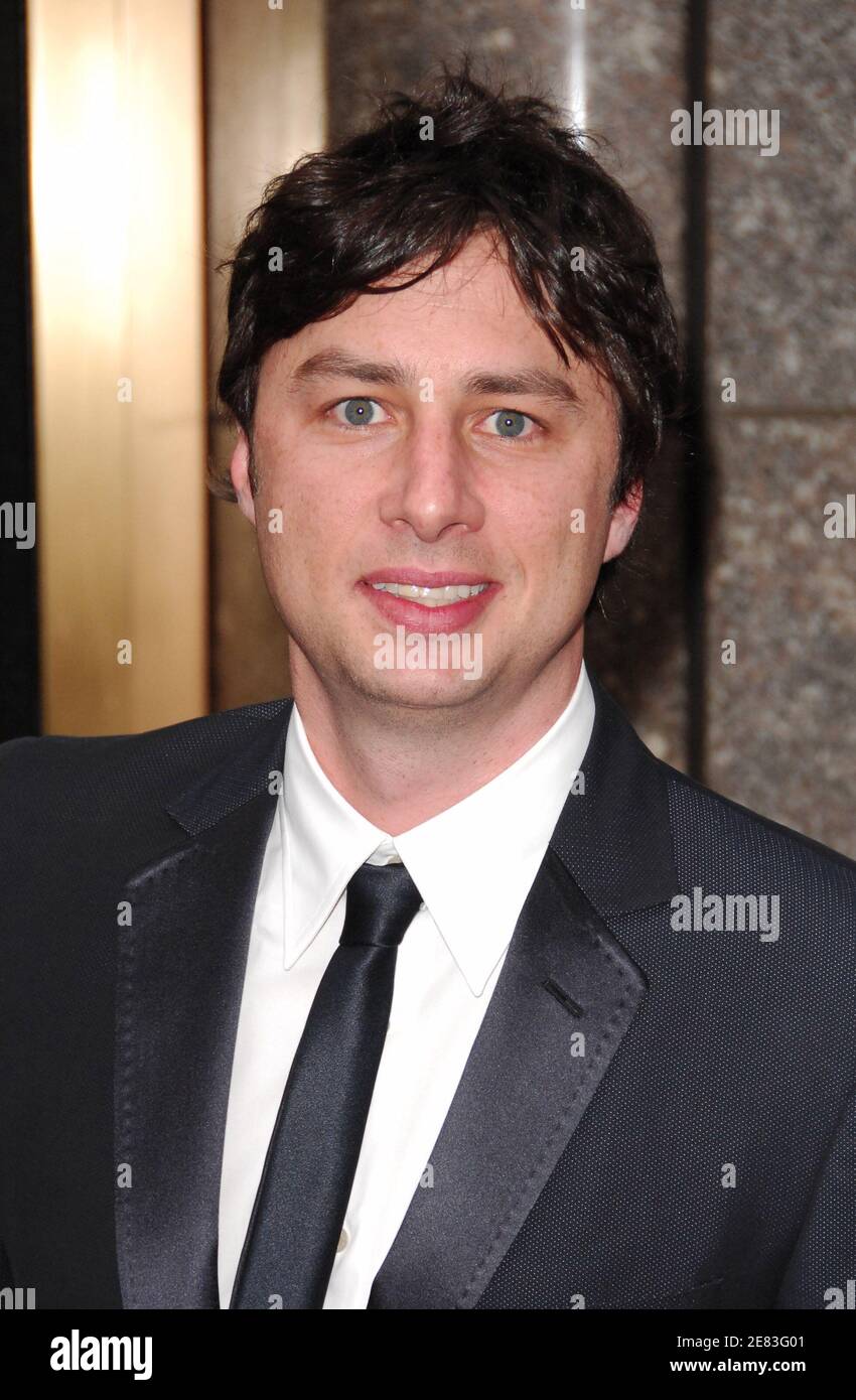 Actor Zach Braff attends the 61st Annual Tony Awards held at Radio City ...
