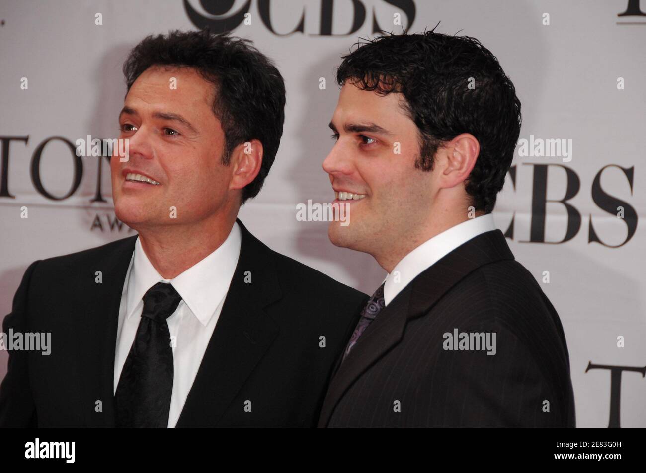 Actor Donny Osmond and son Don Jr. attend the 61st Annual Tony Awards ...
